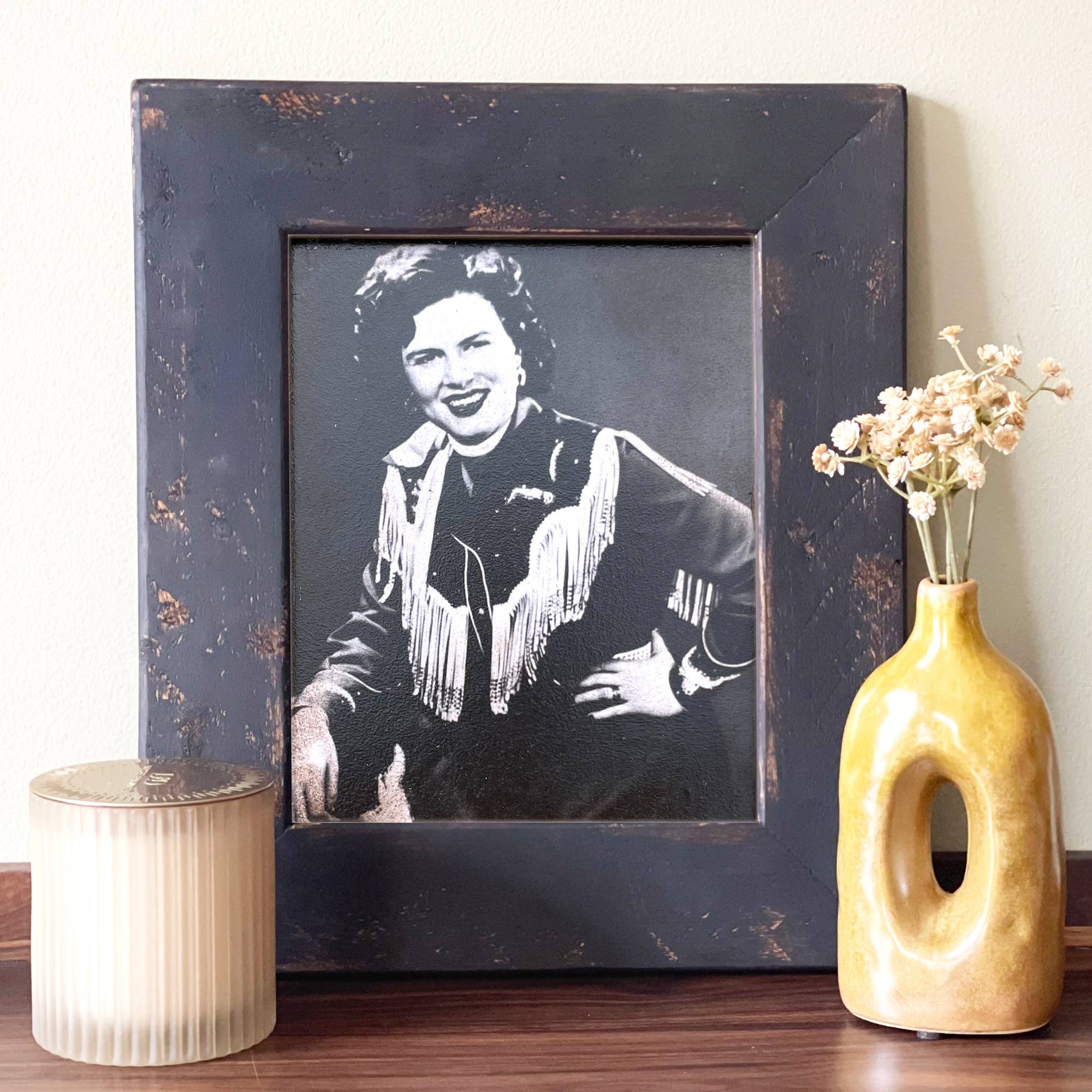 Antiqued Patsy Cline Handmade Picture – PodunkAnnies