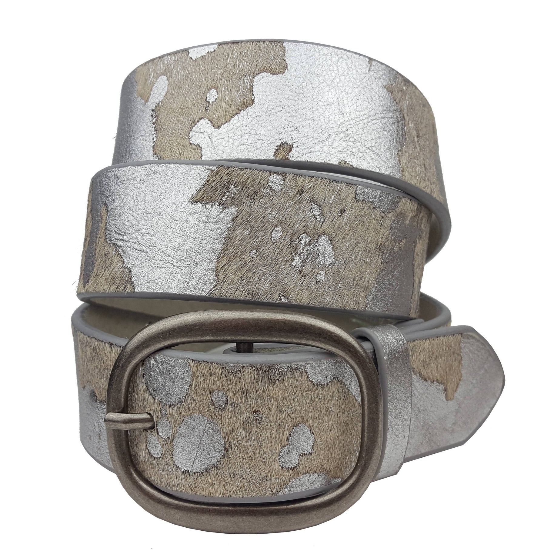 Genuine Cow Hair Leather Belt – PodunkAnnies